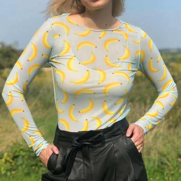 Liberte | Tops | Liberte Banana Mesh Top | Poshmark